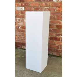 LuxS White Tall Posing Podium Block