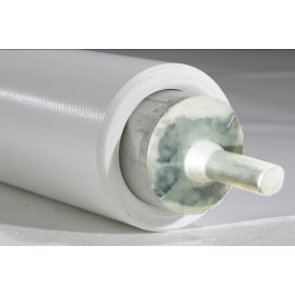 Rolleasy Colorvinyl 3.5m White Vinyl on Roller